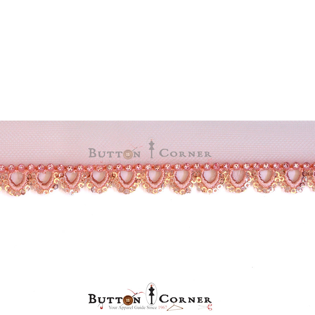 Fancy Shuttle Sequence Lace – Button Corner