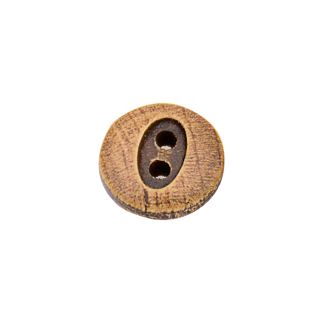 Eyes Shape 2 Hole Wooden Button – Button Corner