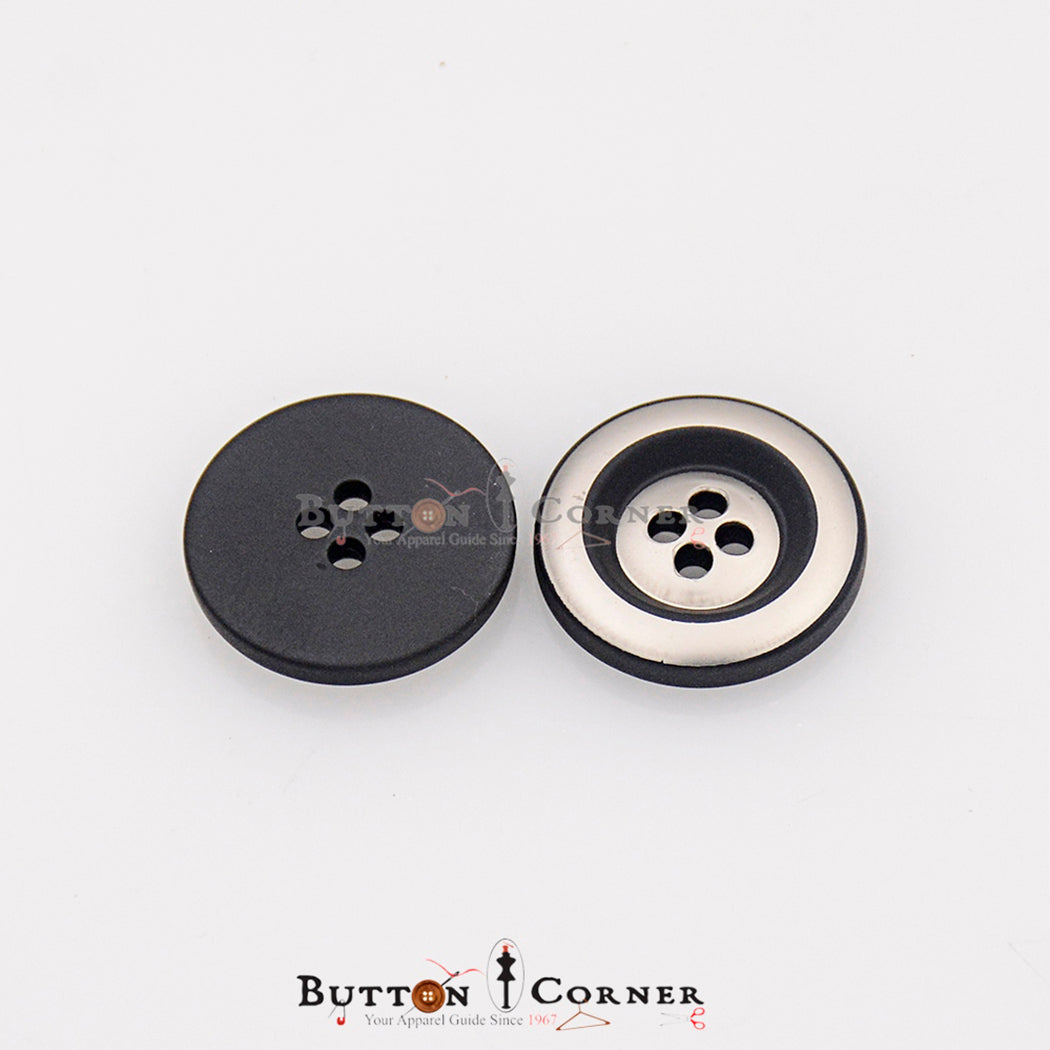 Round with 4 Hole Metal Suiting Buttons – Button Corner