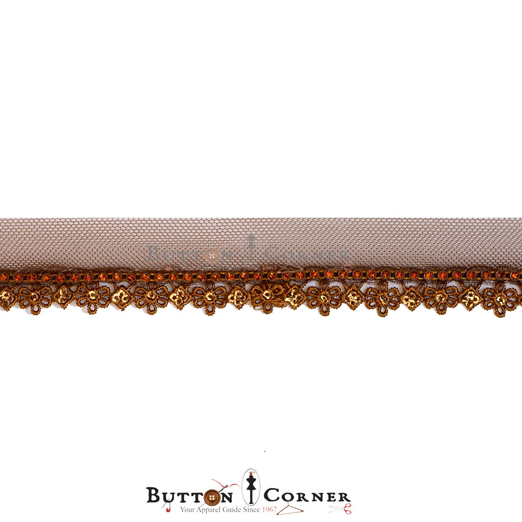 Fancy Shuttle Sequence Lace – Button Corner