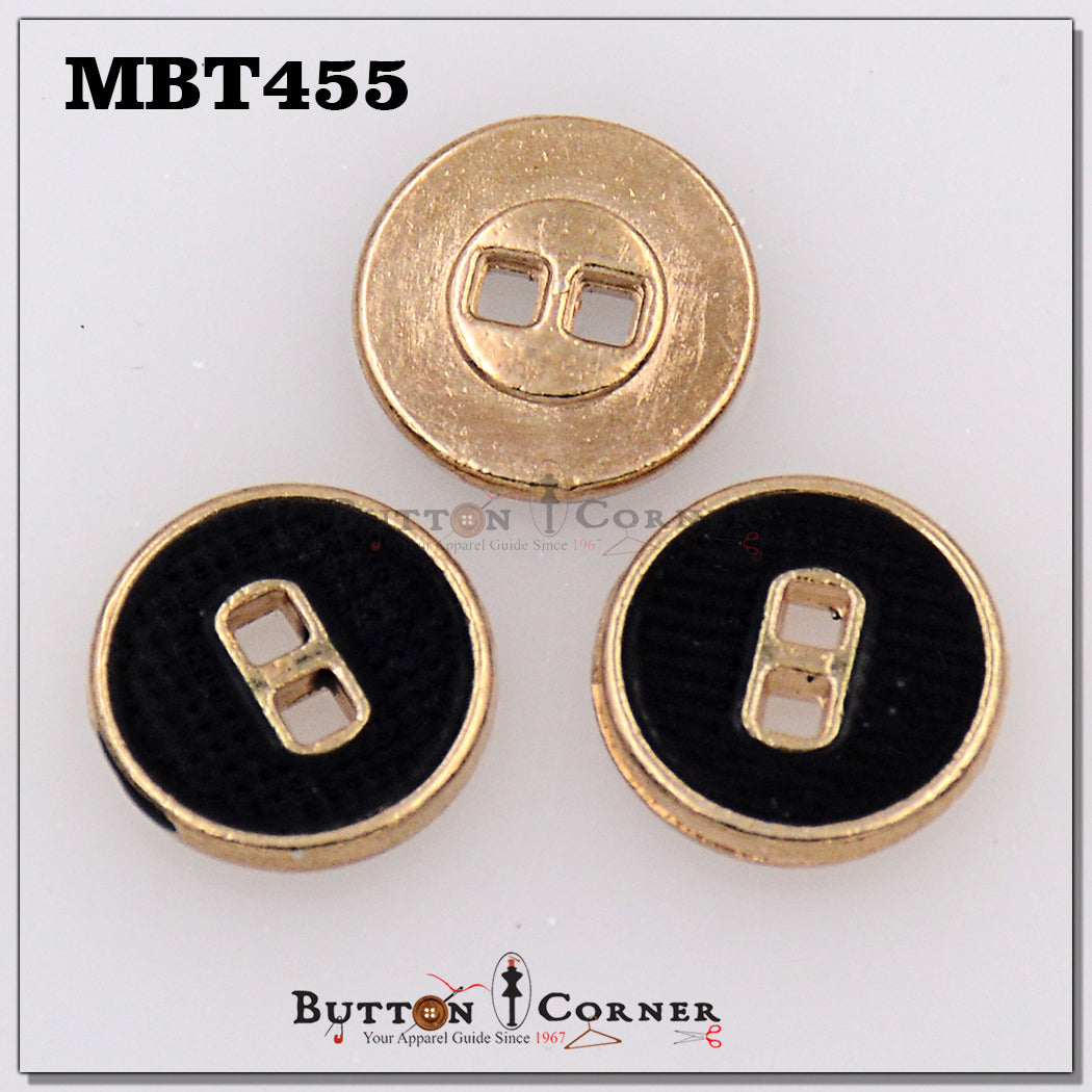 Round 2 Hole Metal Shirt Button – Button Corner