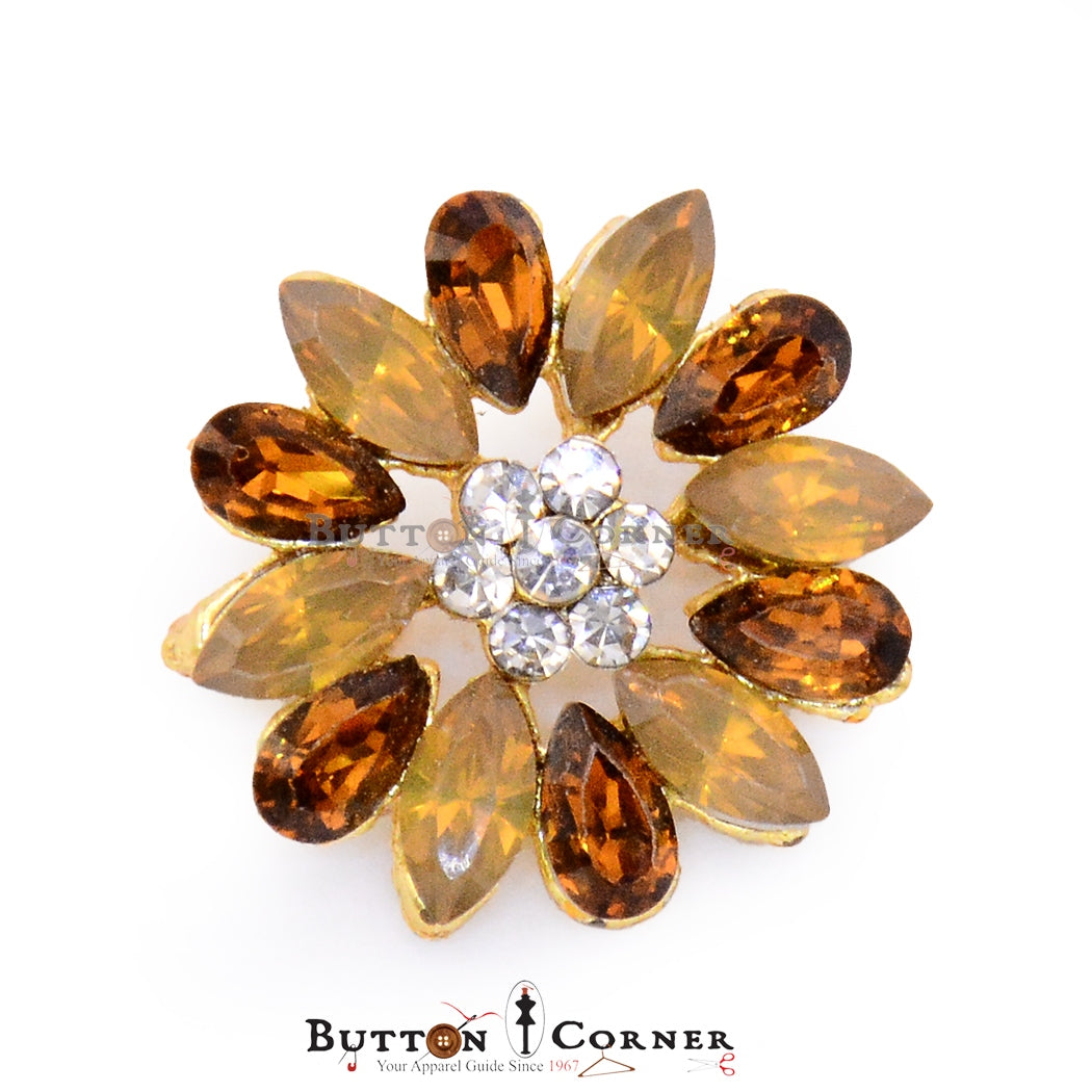 Crystal Stone Fancy Button – Button Corner