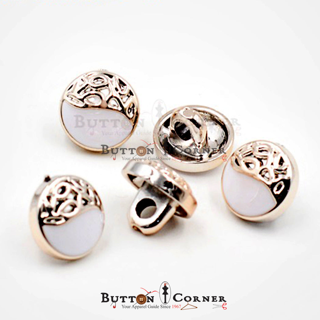 Half Side Design Plastic Shank Button – Button Corner