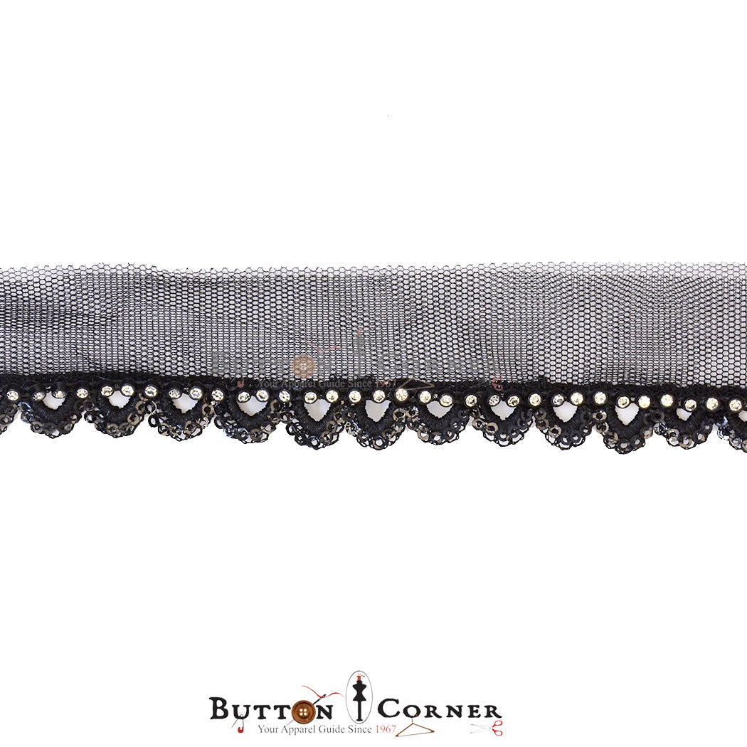 Fancy Shuttle Sequence Lace – Button Corner