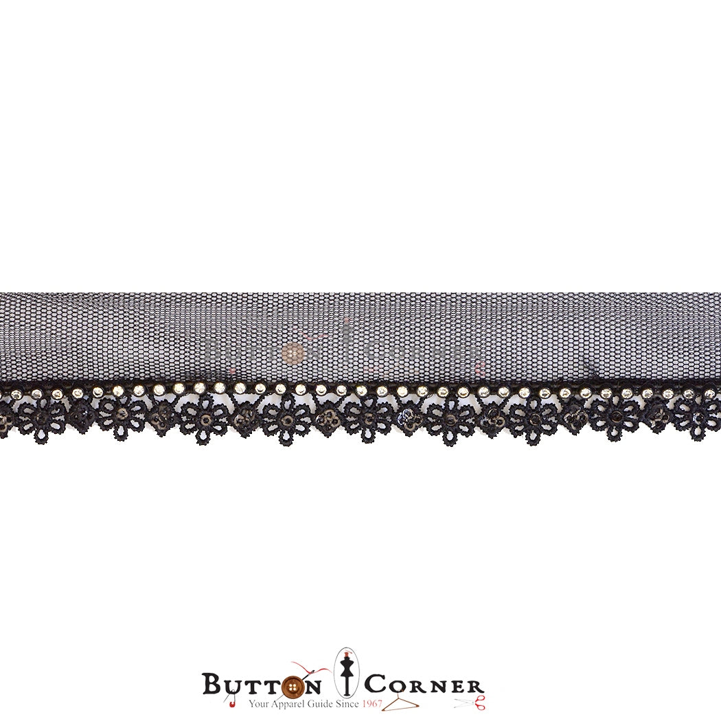 Fancy Shuttle Sequence Lace – Button Corner