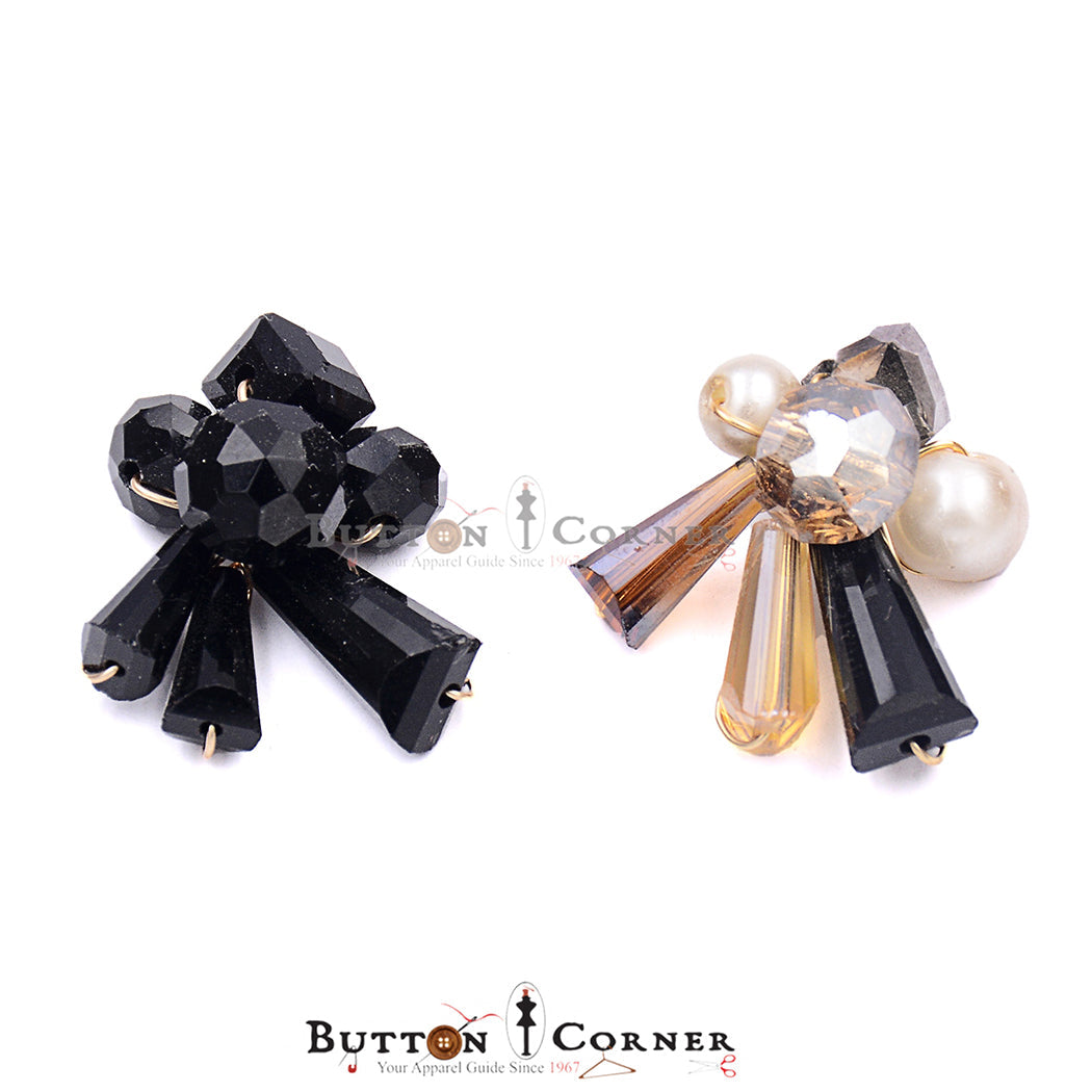 Hand Made Fancy Crystal Beads – Button Corner