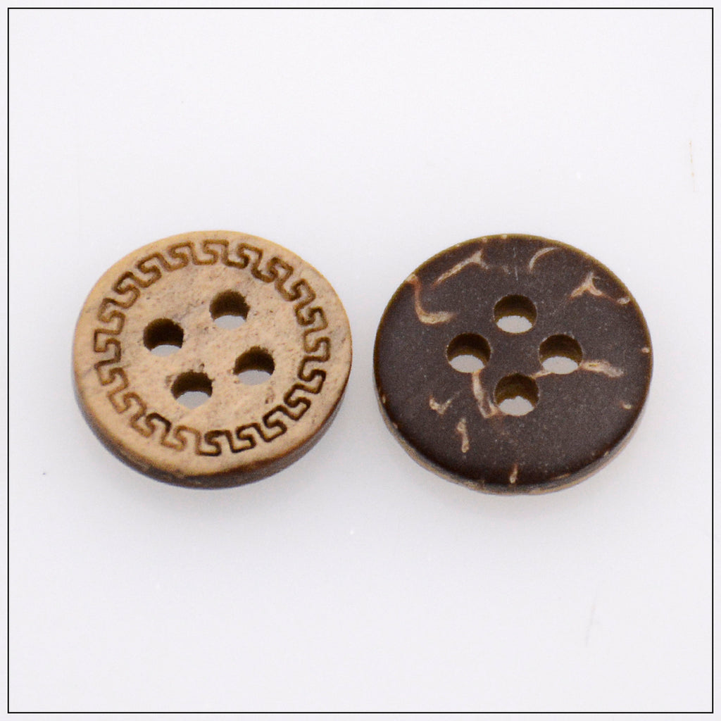 Versace Border 2 Hole Coconut Button – Button Corner