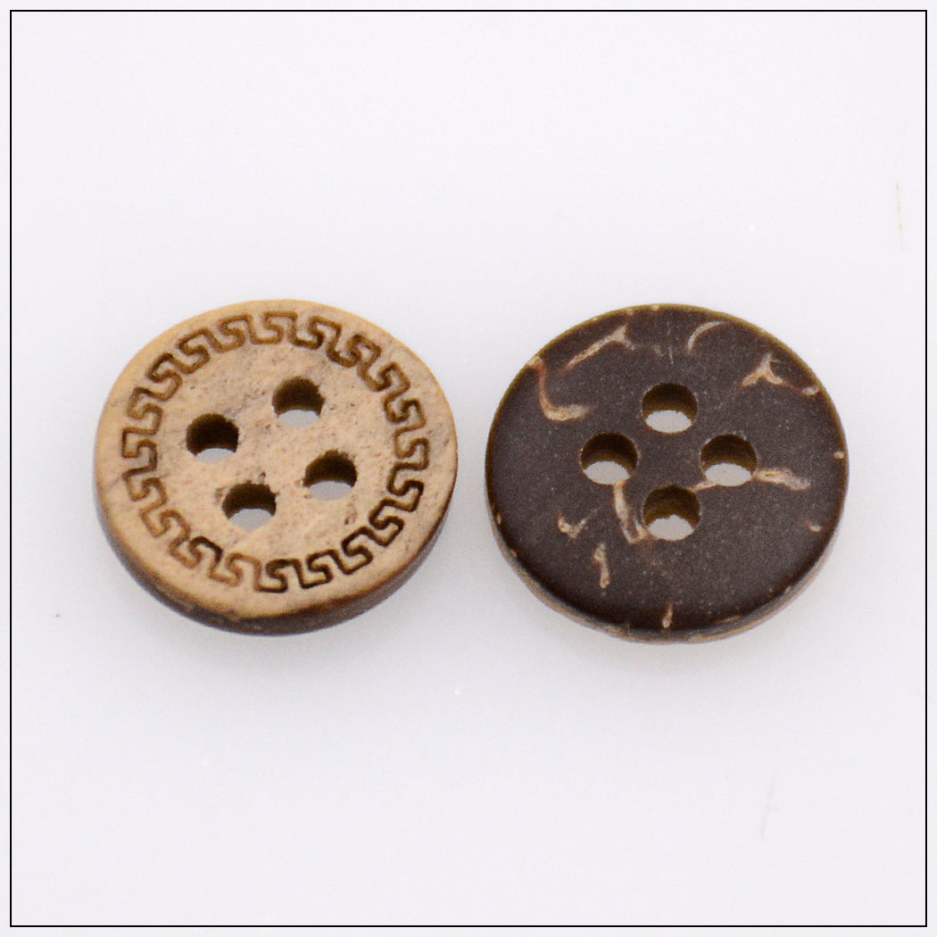 Versace Border 2 Hole Coconut Button – Button Corner