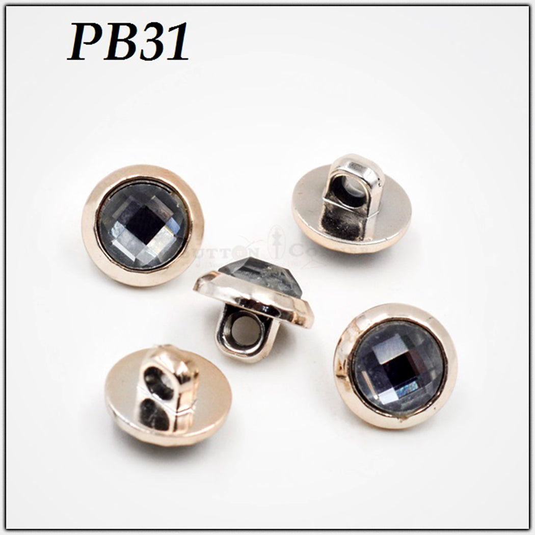 Plastic Crystal Shank Button – Button Corner
